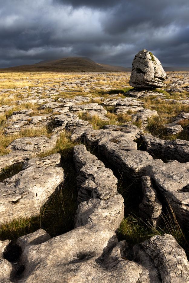 whernside and glacial erratic yorkshire dales - David Speight Photography