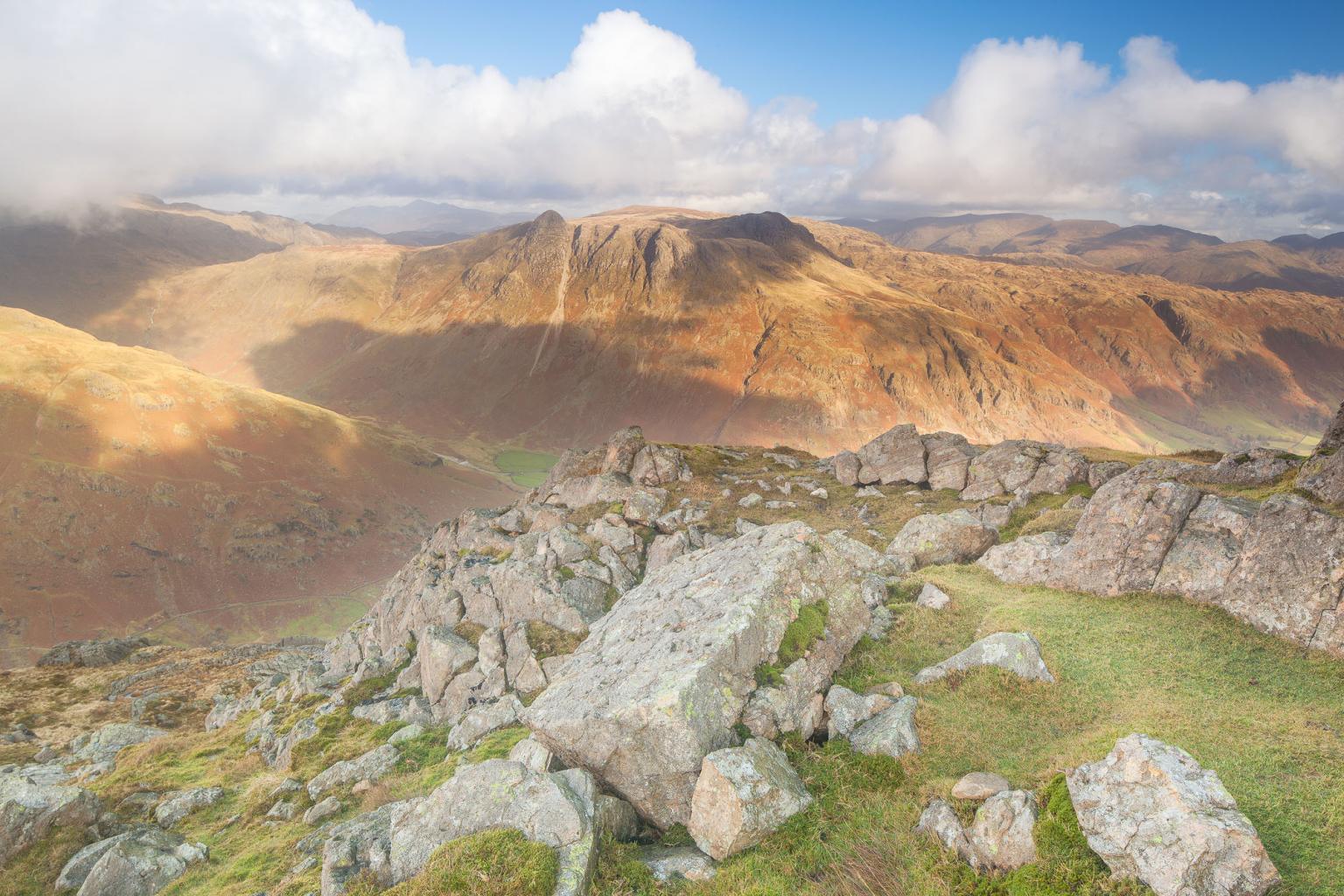 Lake District Landscape Image - The Langdale Pikes - David Speight ...
