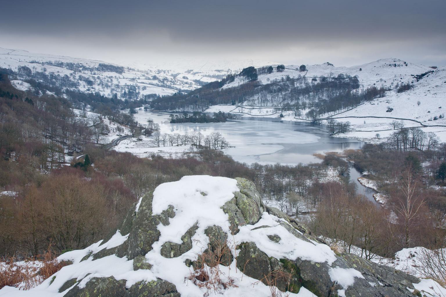 Lake District Landscape Images - Rydal Water in Winter - David Speight ...