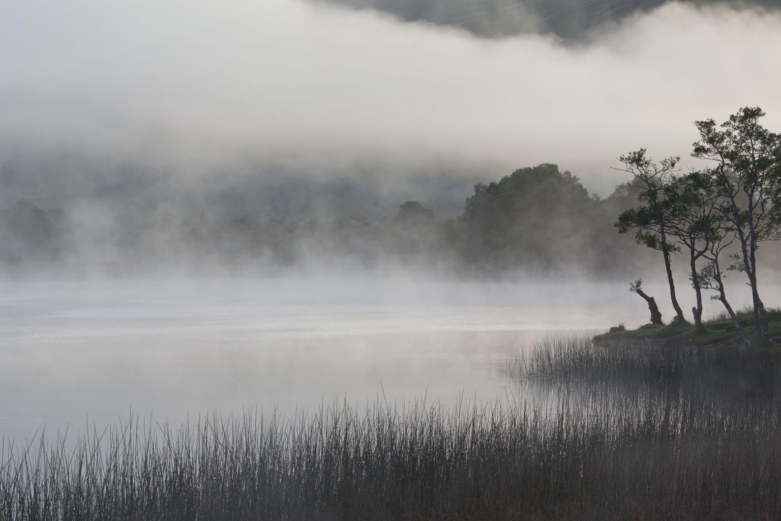 Mist Scotland Highlands Isle