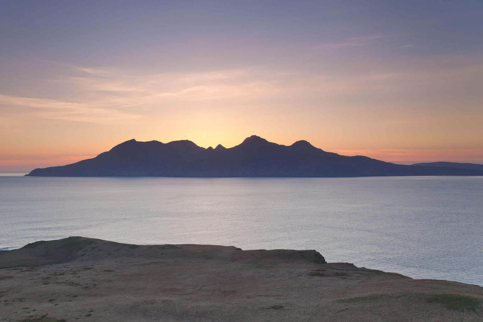 Images of Scotland - Isle of Eigg sunset - David Speight Photography