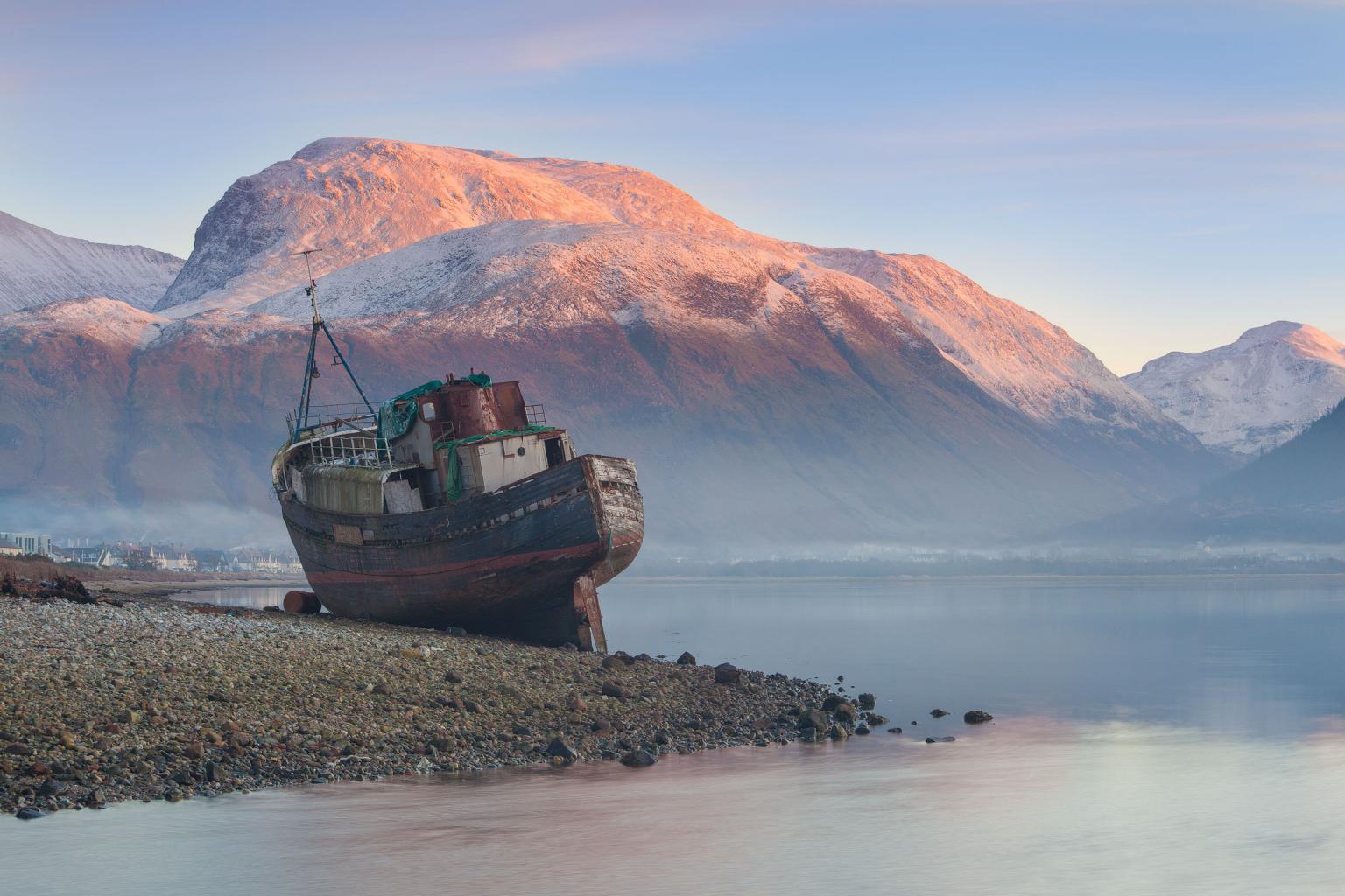 Images of Scotland - Ben Nevis & Loch Linnhe sunset - David Speight ...