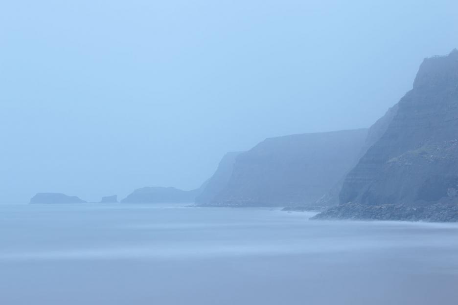 Pictures of Whitby - Saltwick Nab & Sea Fret - David Speight Photography